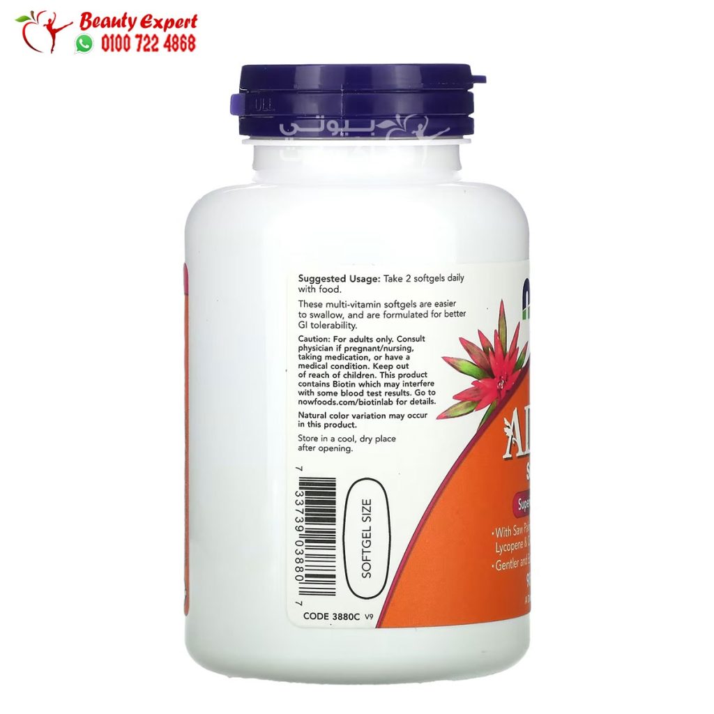 NOW Foods ADAM Softgels Men's Multi 90 Veg Capsules | ويب براندينج